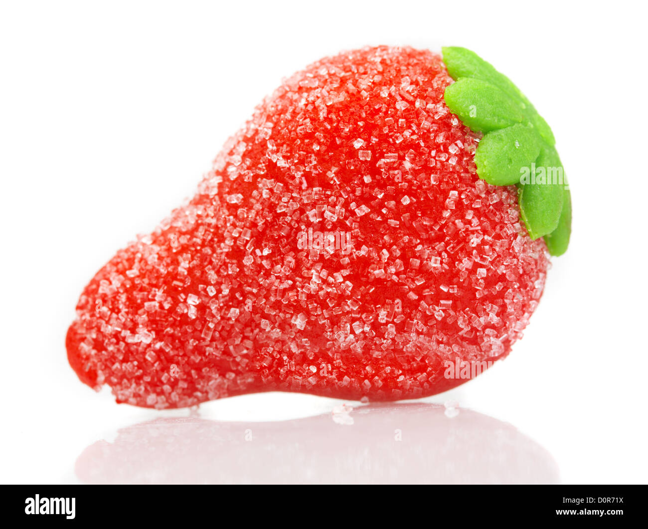 Sweets marzipan. In the form of strawberries Stock Photo - Alamy