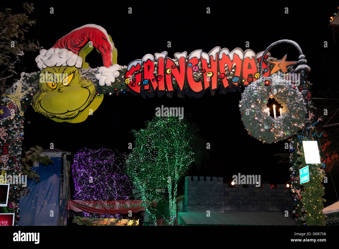 Grinchmas at Universal Studios Hollywood in Los Angeles, CA Stock Photo ...
