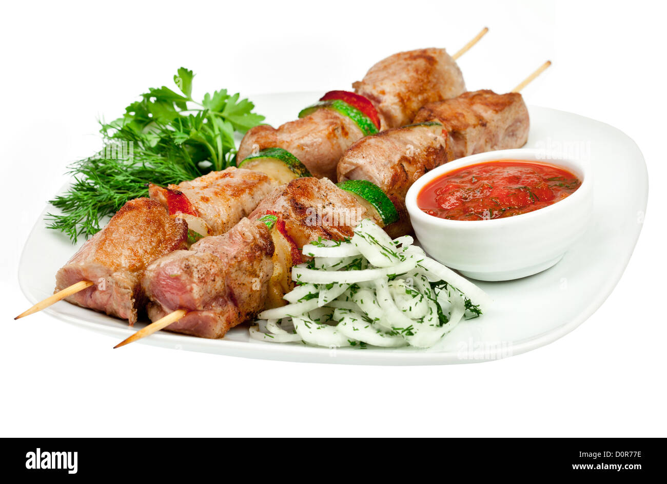 Shish cuisine Cut Out Stock Images & Pictures - Alamy