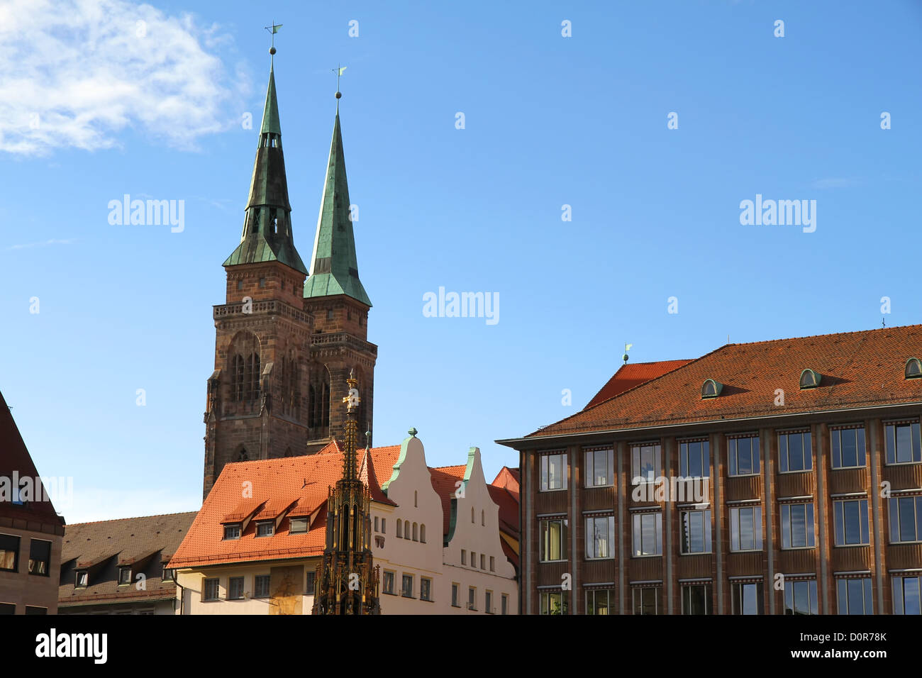 Historic Buildings in Nuremberg, Bavaria, Germany Stock Photo - Alamy