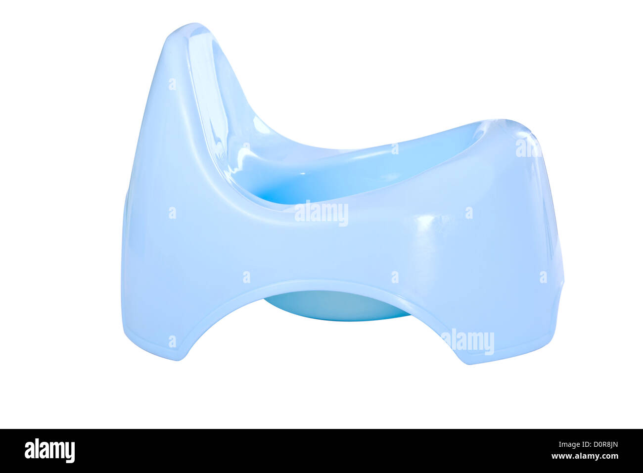 Blue potty for baby Stock Photo - Alamy