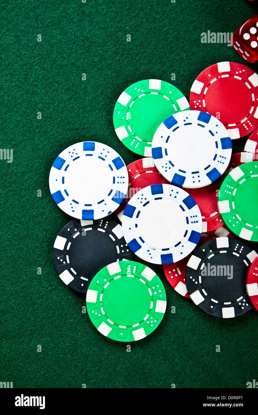 Chips on the table Stock Photo - Alamy