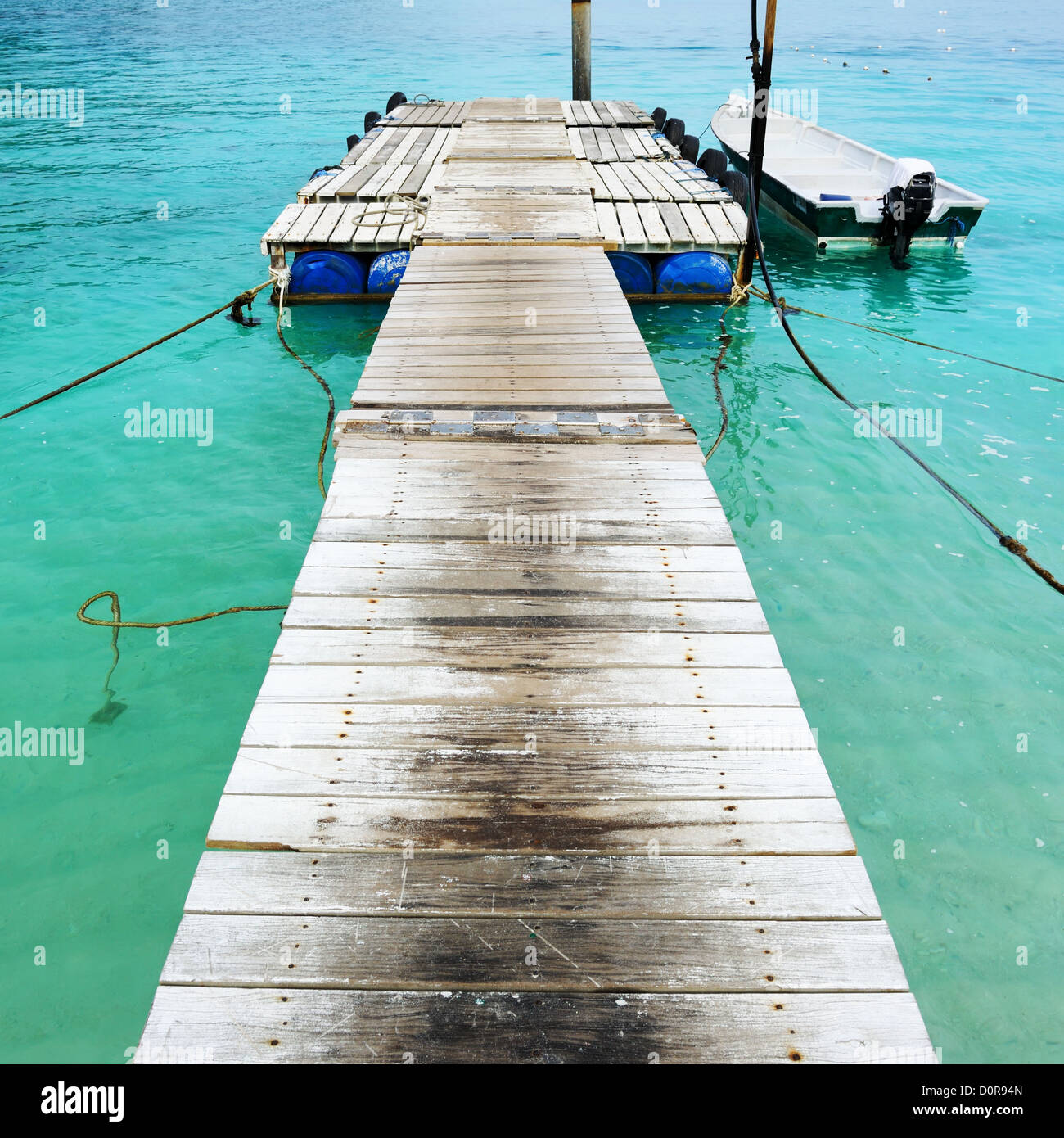 Beautiful beach jetty Stock Photo - Alamy
