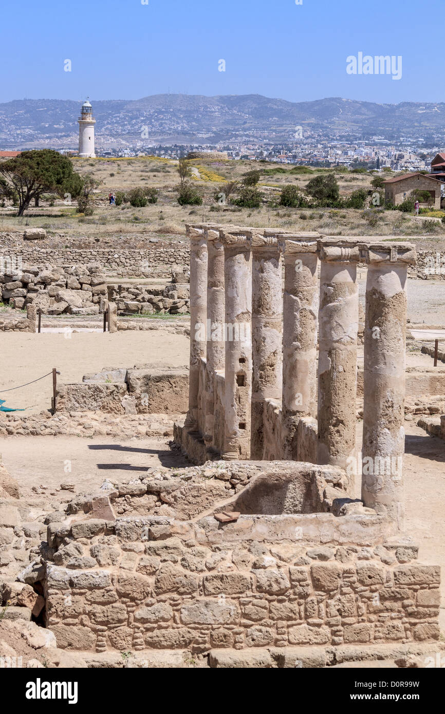 Roman Site Paphos Cyprus Stock Photo - Alamy