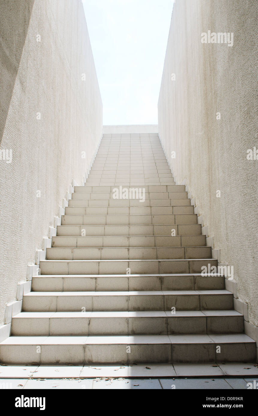 Long stairs with many steps Stock Photo - Alamy