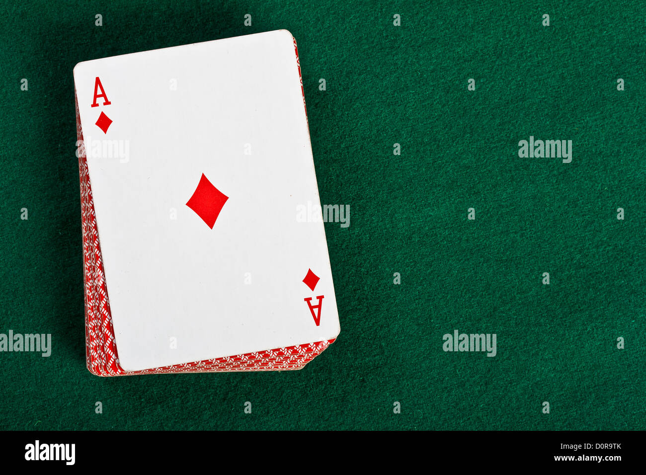 Cards and pack of playing cards Stock Photo - Alamy