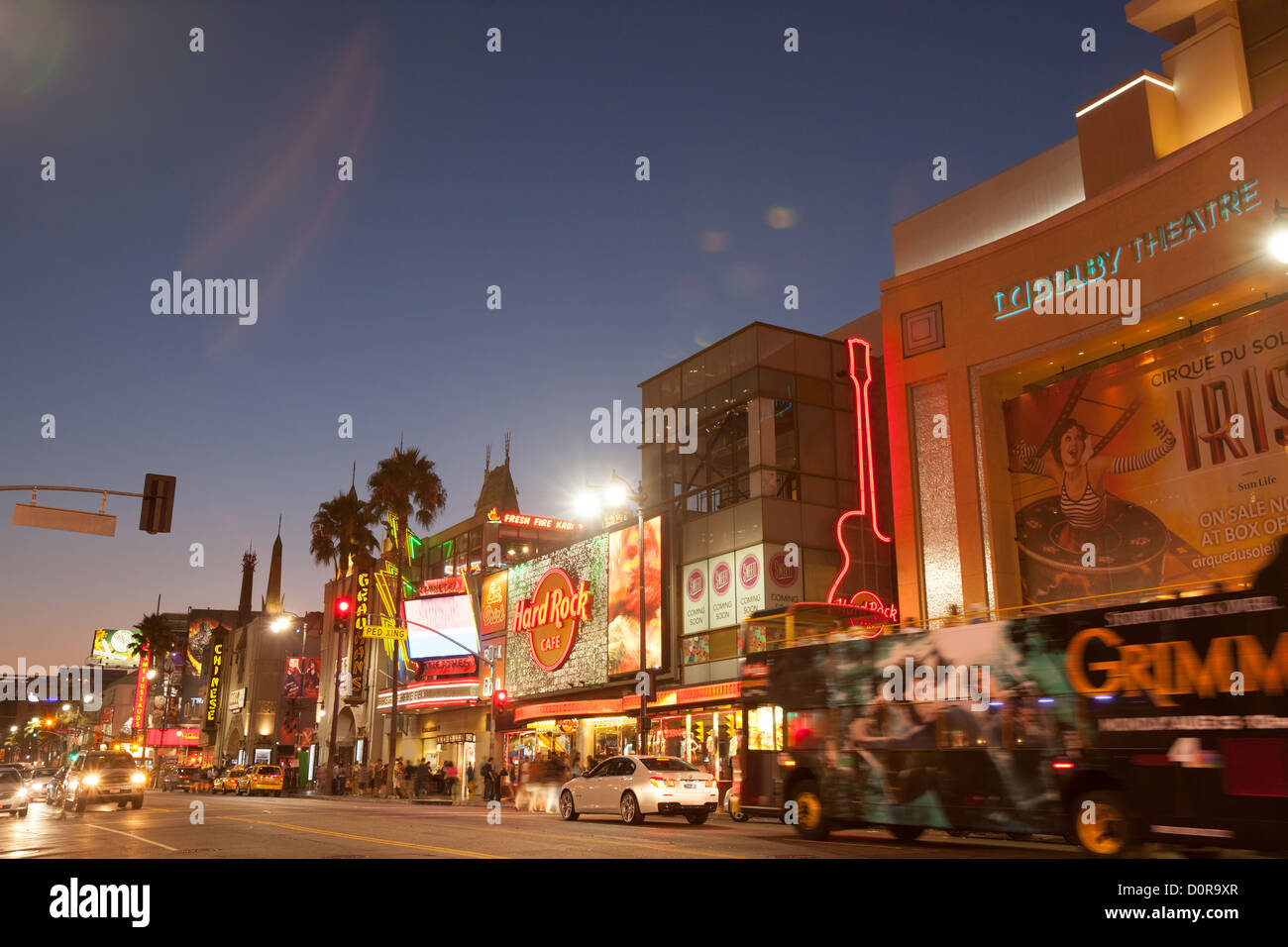 Hollywood boulevard hi-res stock photography and images - Alamy