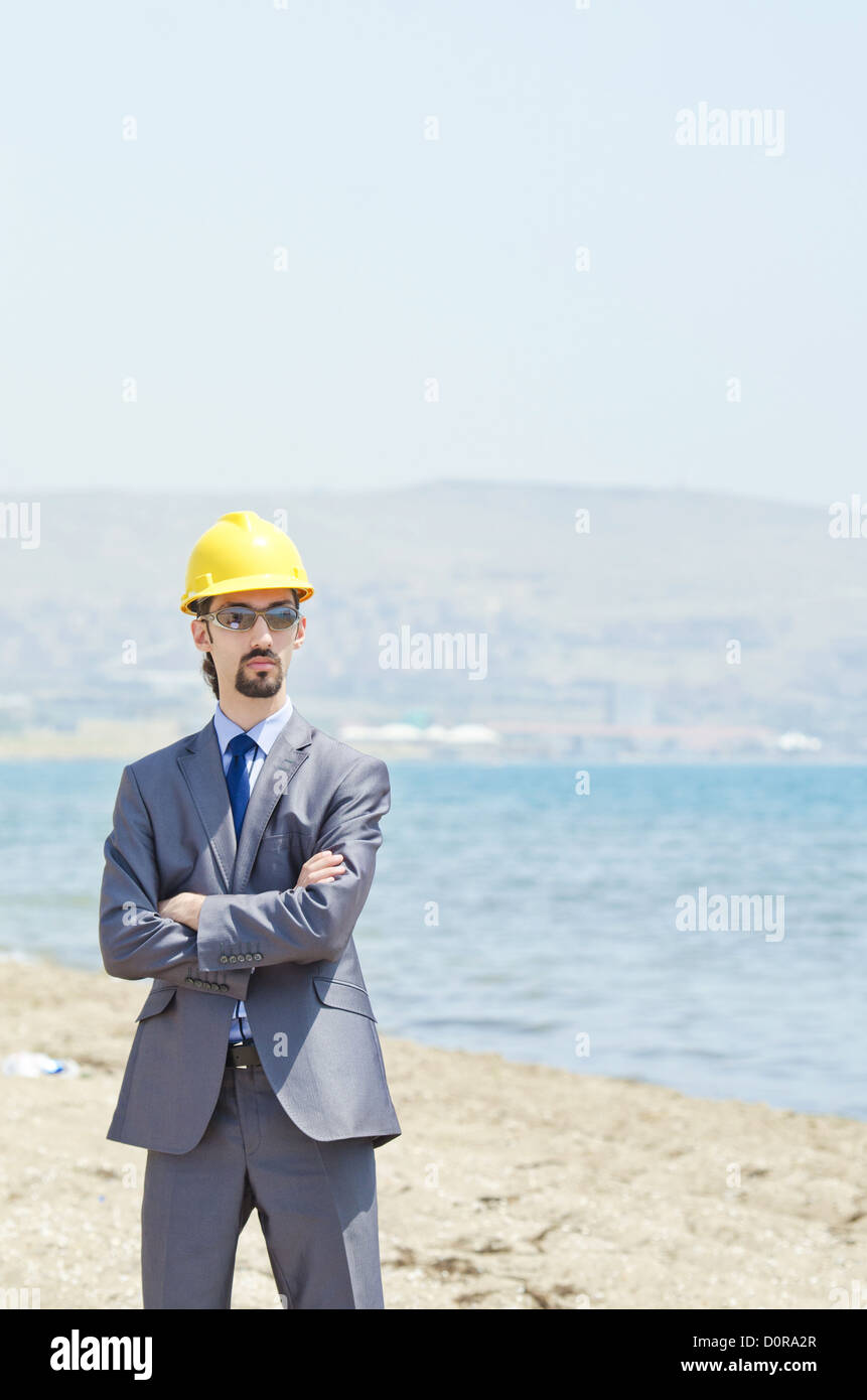 Oil engineer on sea hi-res stock photography and images - Alamy