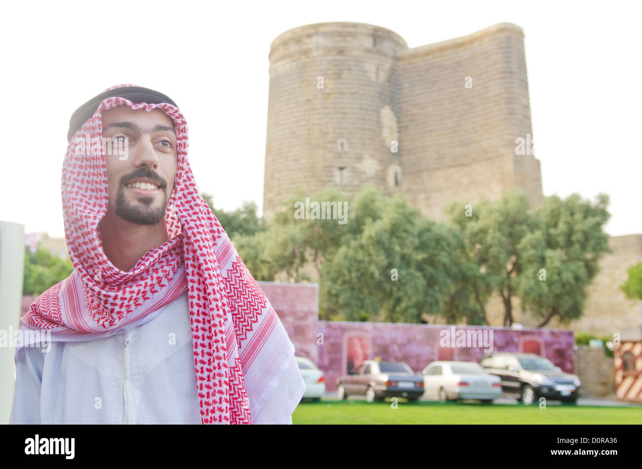 Arab on the street in summer Stock Photo - Alamy
