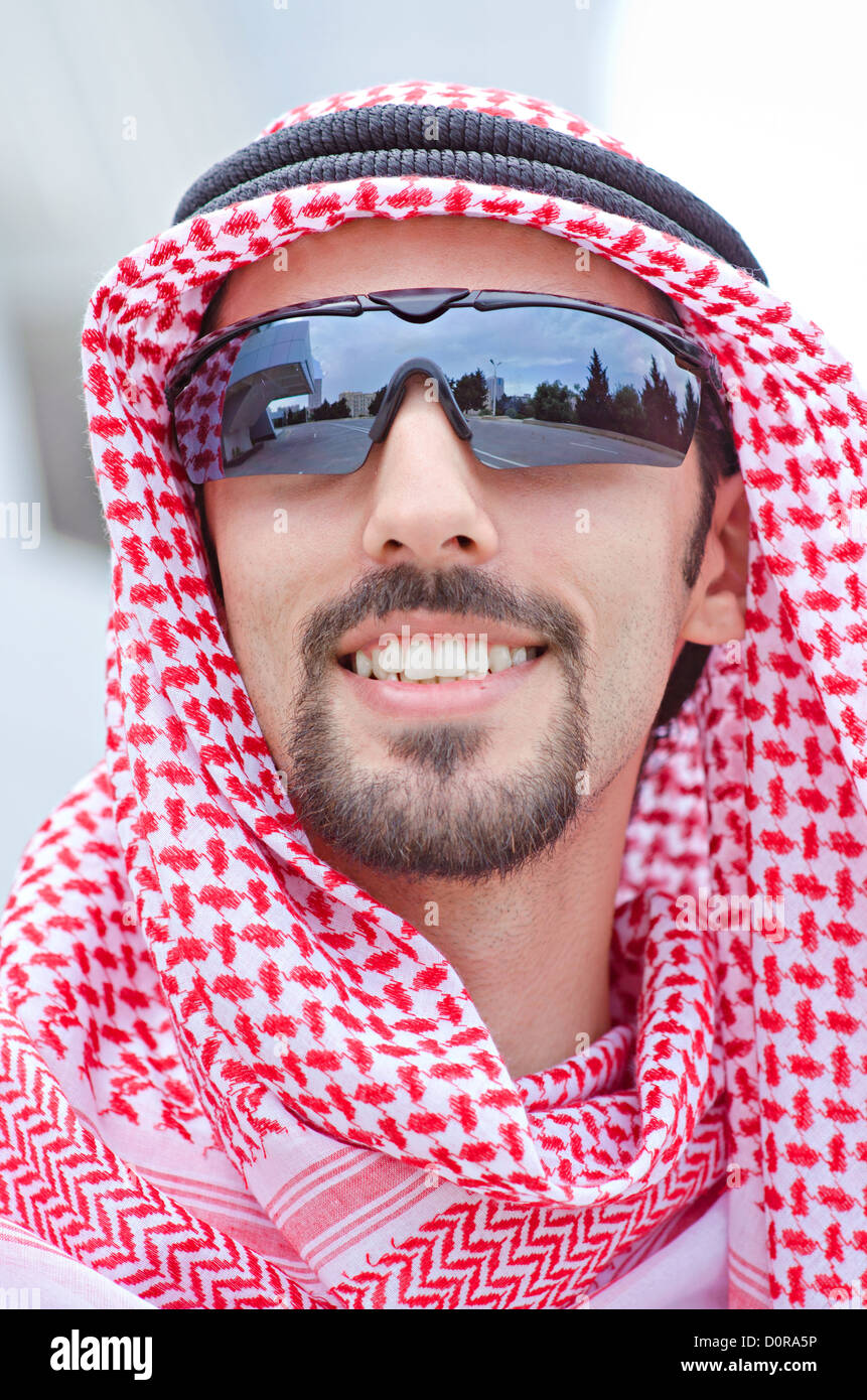 Arab on the street in summer Stock Photo - Alamy