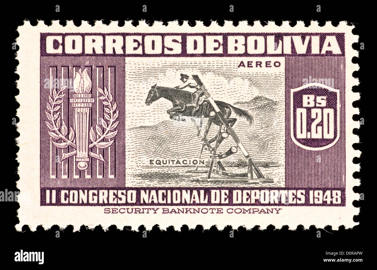 Postage stamp bolivia hi-res stock photography and images - Alamy