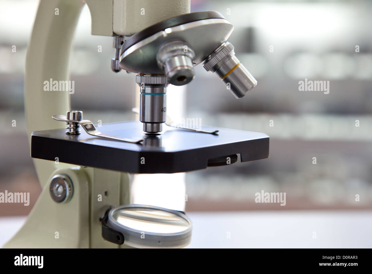 Objectives microscope hi-res stock photography and images - Alamy