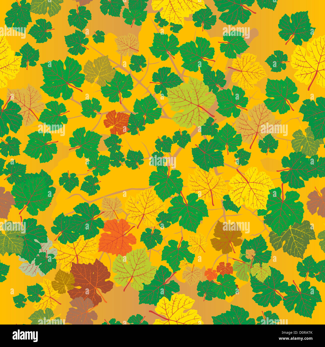 Autumn leaves pattern Stock Photo - Alamy