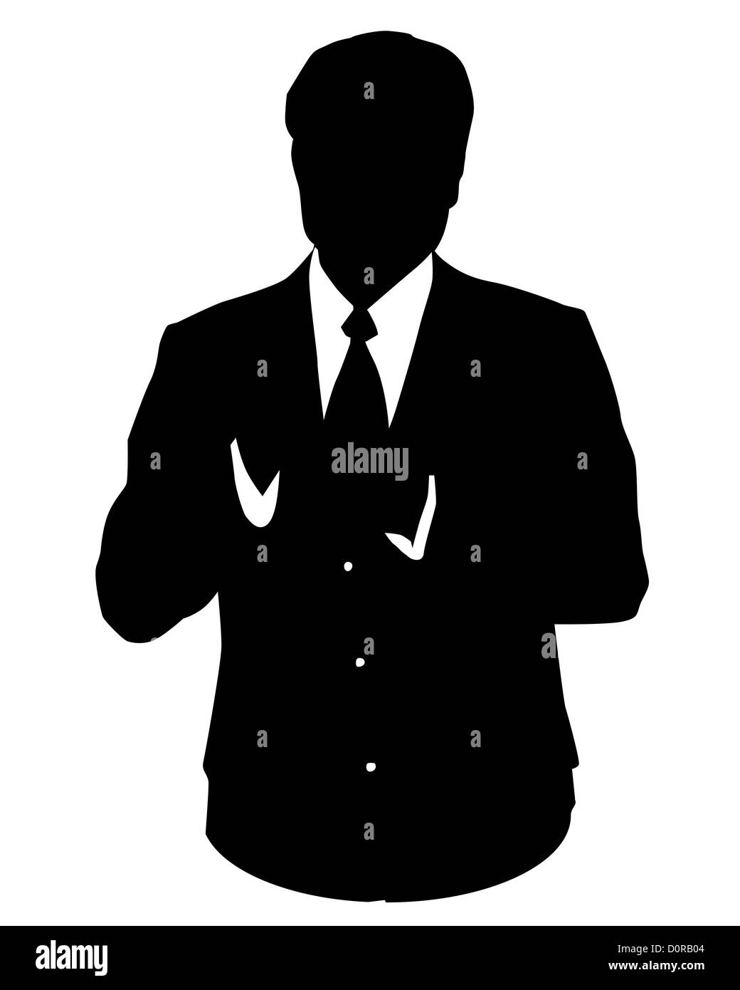 Avatar silhouette male Black and White Stock Photos & Images - Alamy