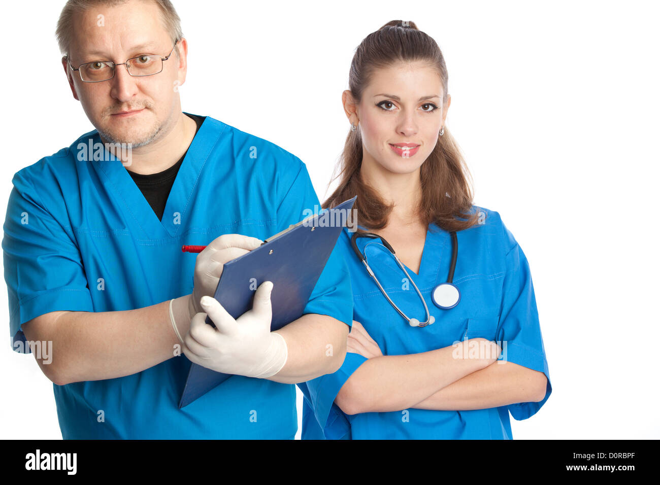 two medical doctors Stock Photo - Alamy