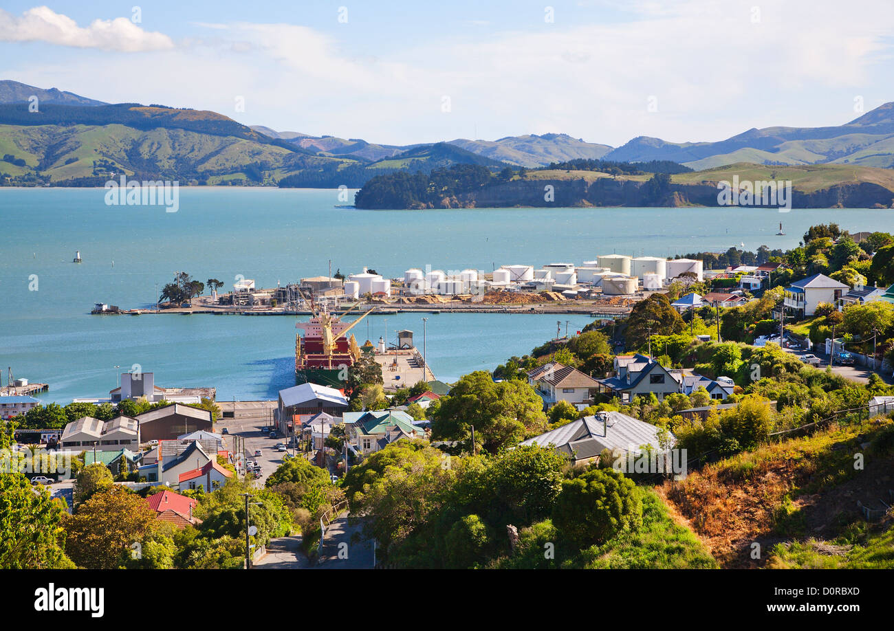 Lyttelton harbour landscape hi-res stock photography and images - Alamy