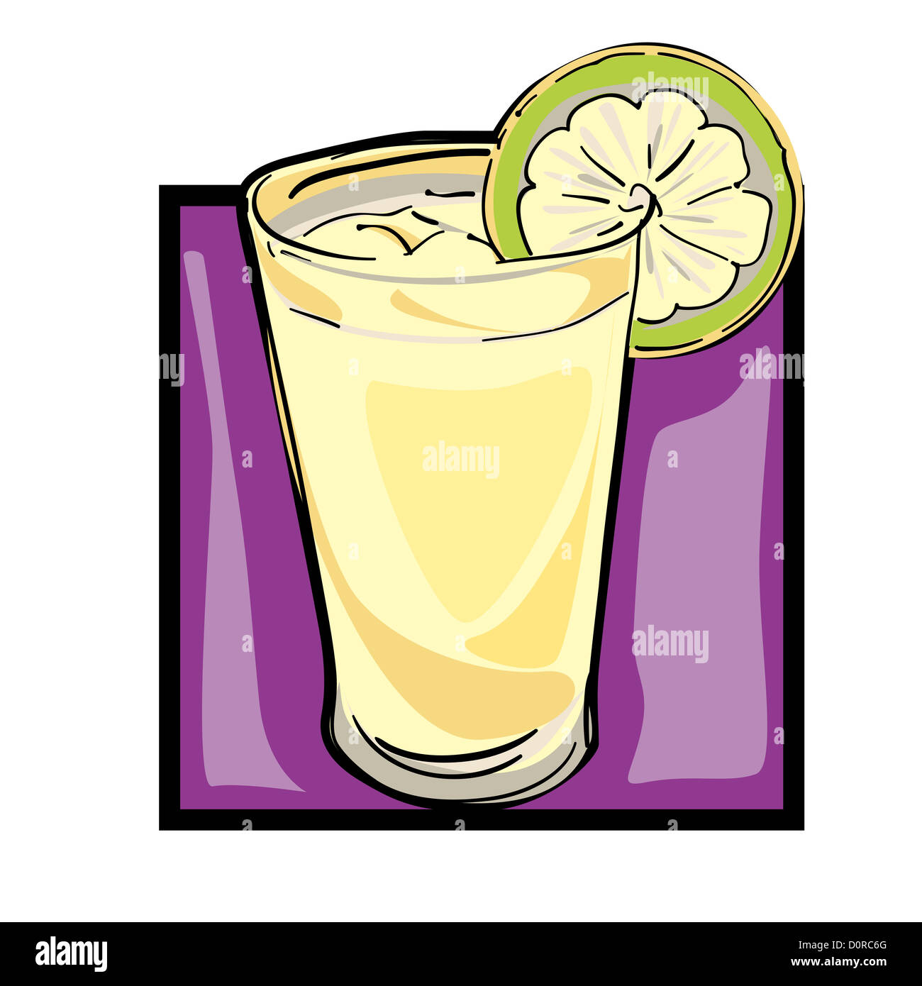 Food illustration retro clip art Cut Out Stock Images & Pictures - Alamy