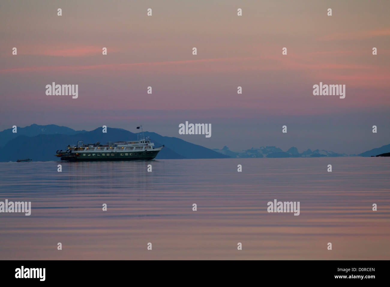 Tour boat Wilderness Adventures in Frederick Sound, Tongass National ...