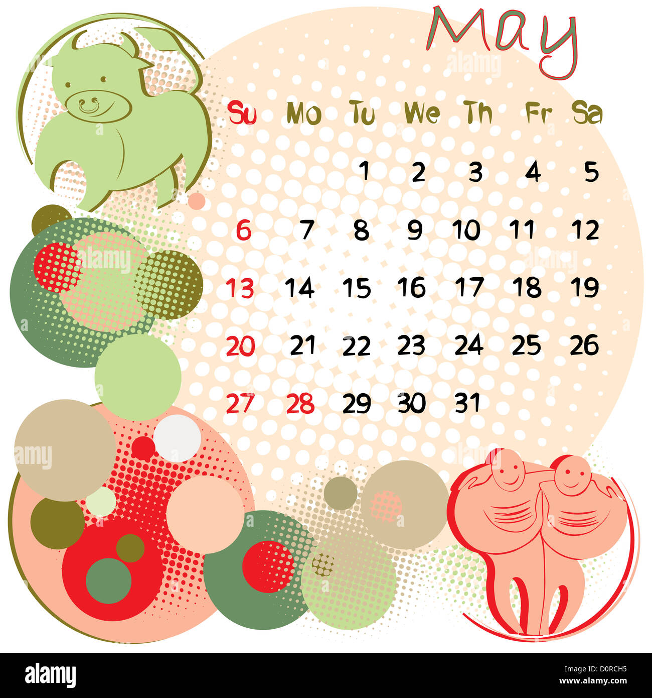 Horoscope sign taurus month may hi-res stock photography and images - Alamy