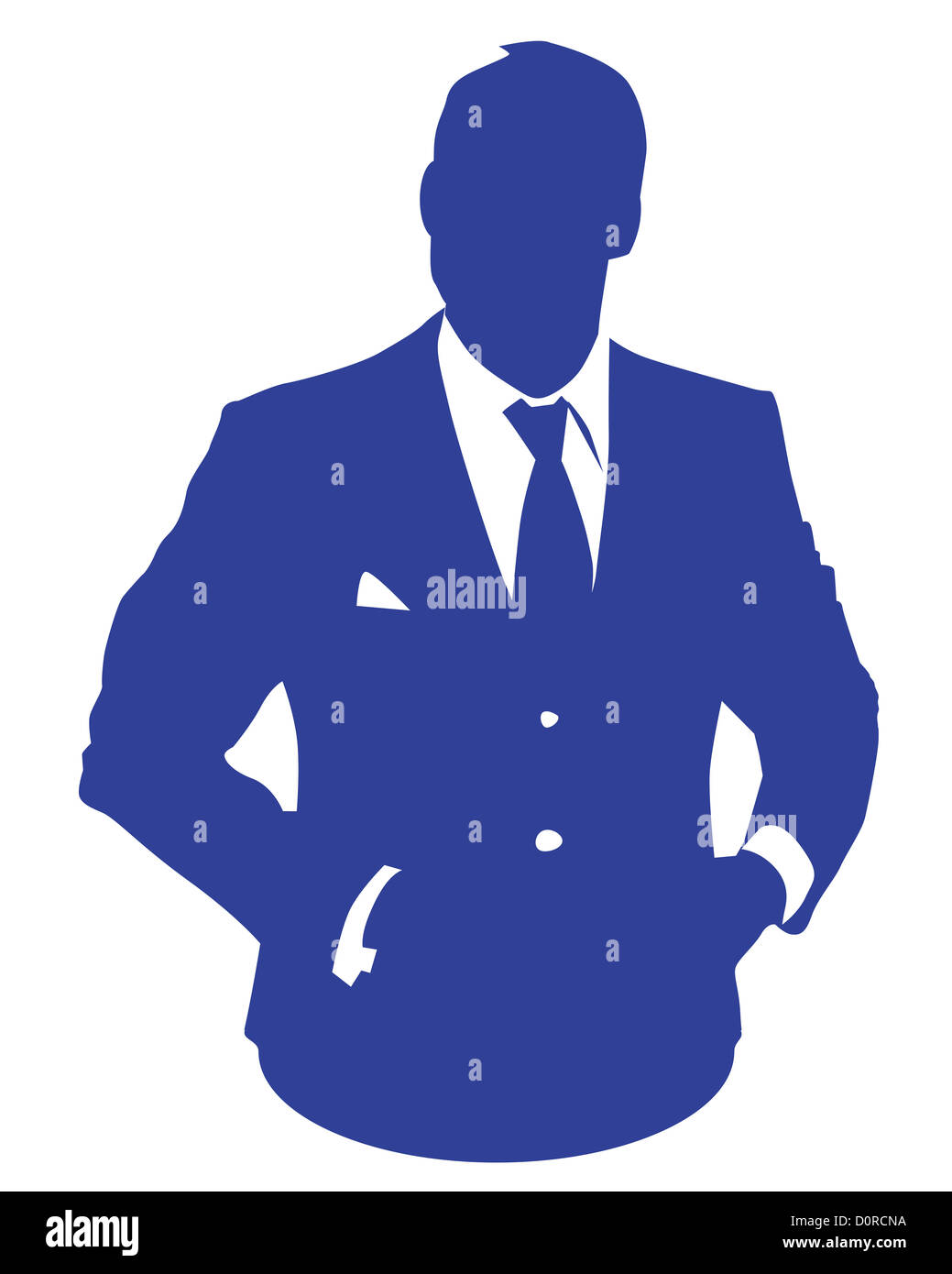 blue business man Stock Photo - Alamy