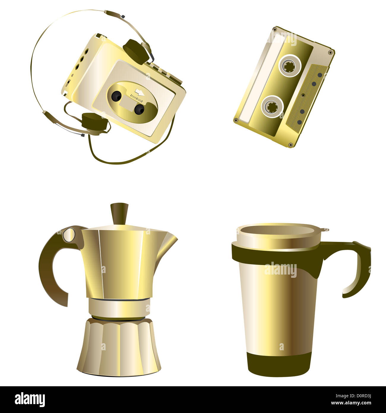 Retro objects hi-res stock photography and images - Alamy