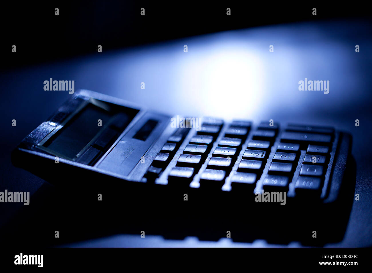 calculator. small depth sharpness Stock Photo - Alamy