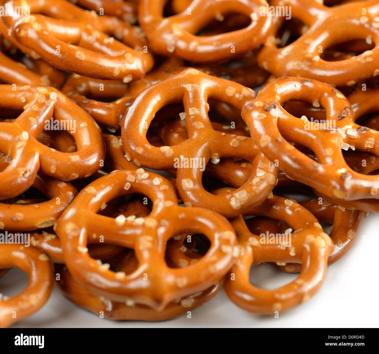 Closeup pile pretzels hi-res stock photography and images - Alamy
