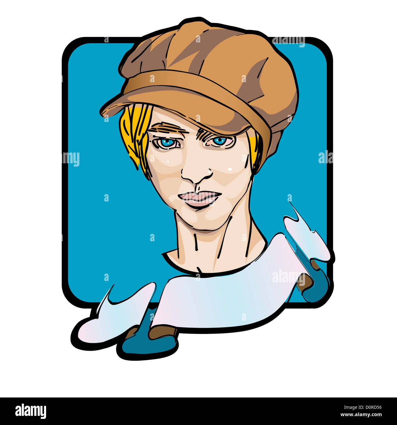 Newsboy cap Cut Out Stock Images & Pictures - Alamy