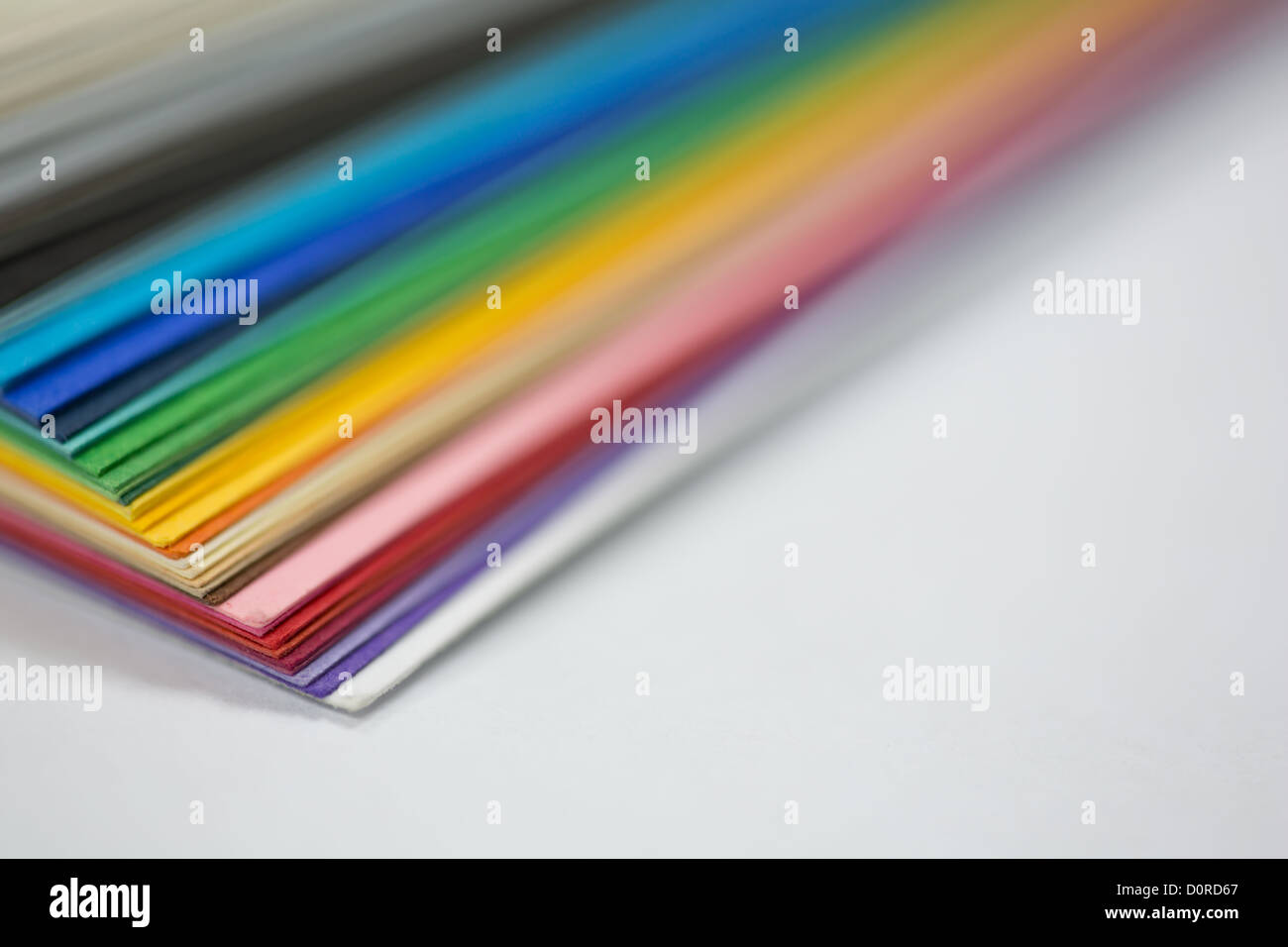 edge of the stack of paper Stock Photo - Alamy