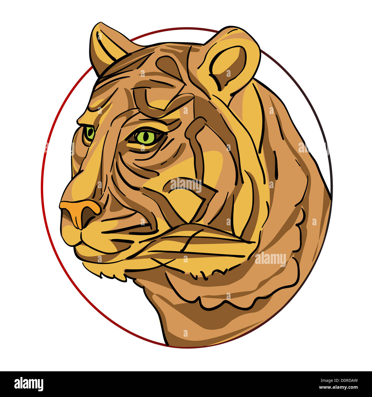 tiger sign Stock Photo: 52146497 - Alamy