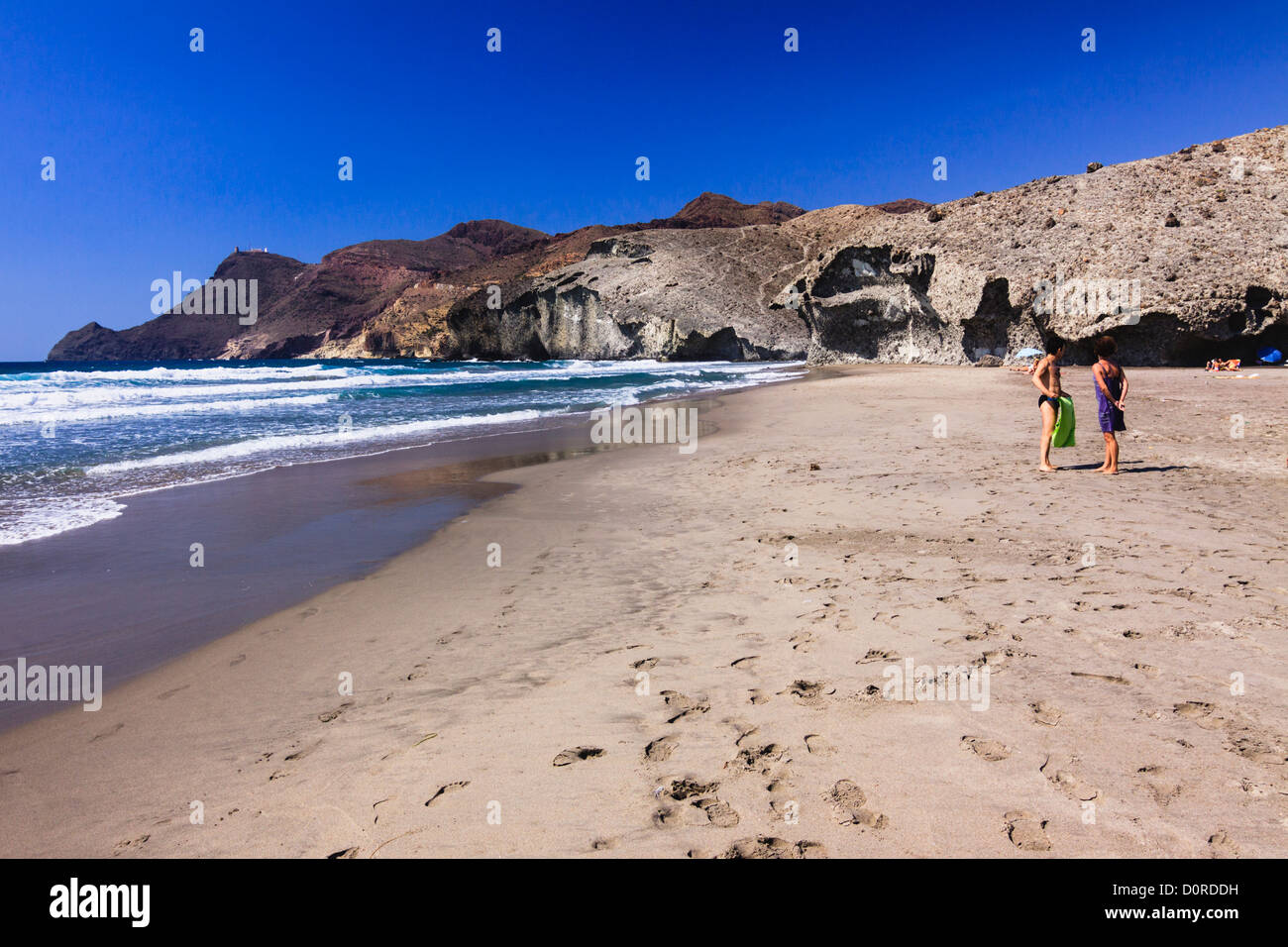 Monsul beach. Cabo de Gata Natural park. Almeria, Andalusia, Spain ...