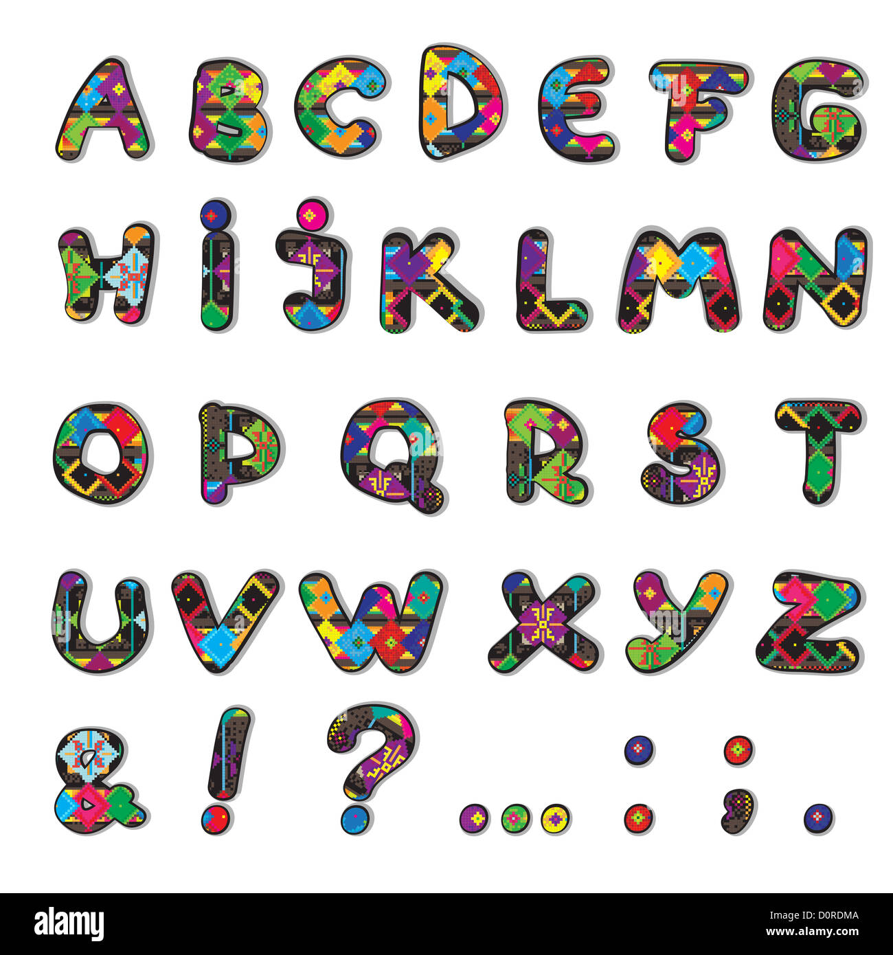 Letters model Cut Out Stock Images & Pictures - Alamy