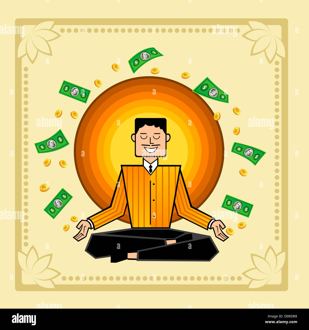 Us paper money swirling hi-res stock photography and images - Alamy