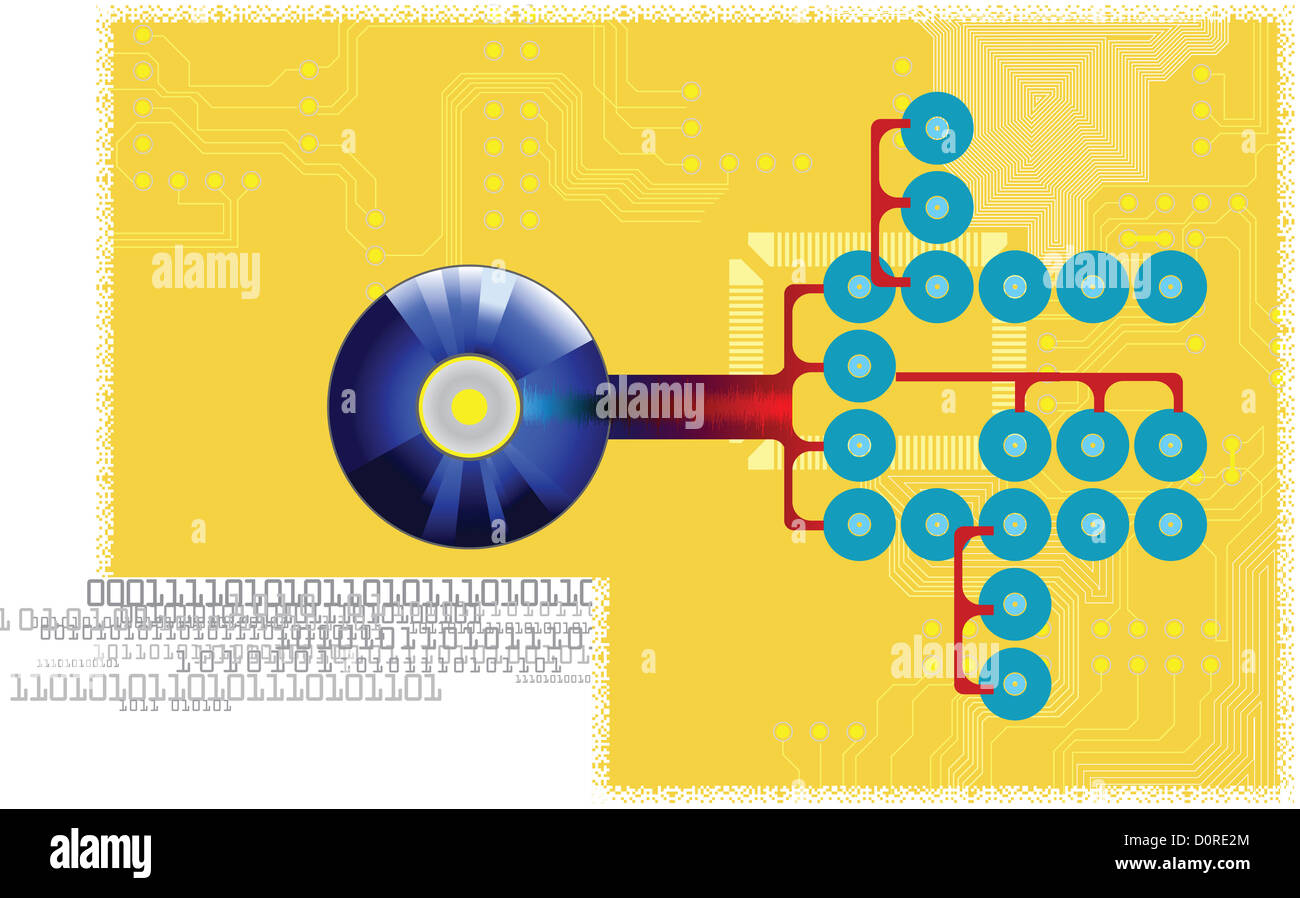Conceptual image representing software piracy Stock Photo - Alamy