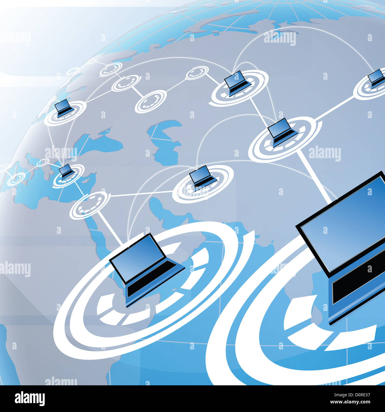 Graphic representation computer network hi-res stock photography and ...