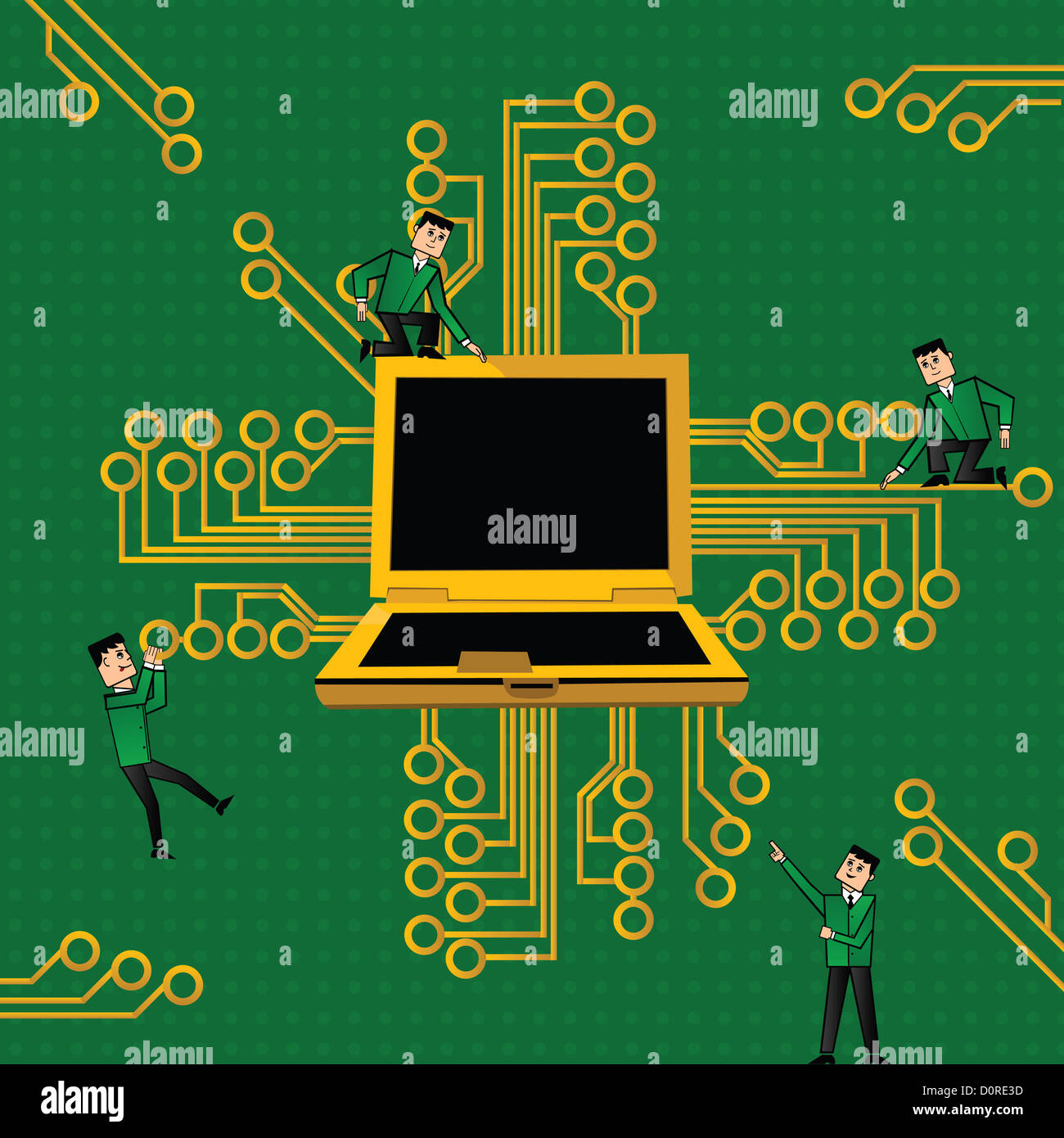 Graphic representation computer network hi-res stock photography and ...