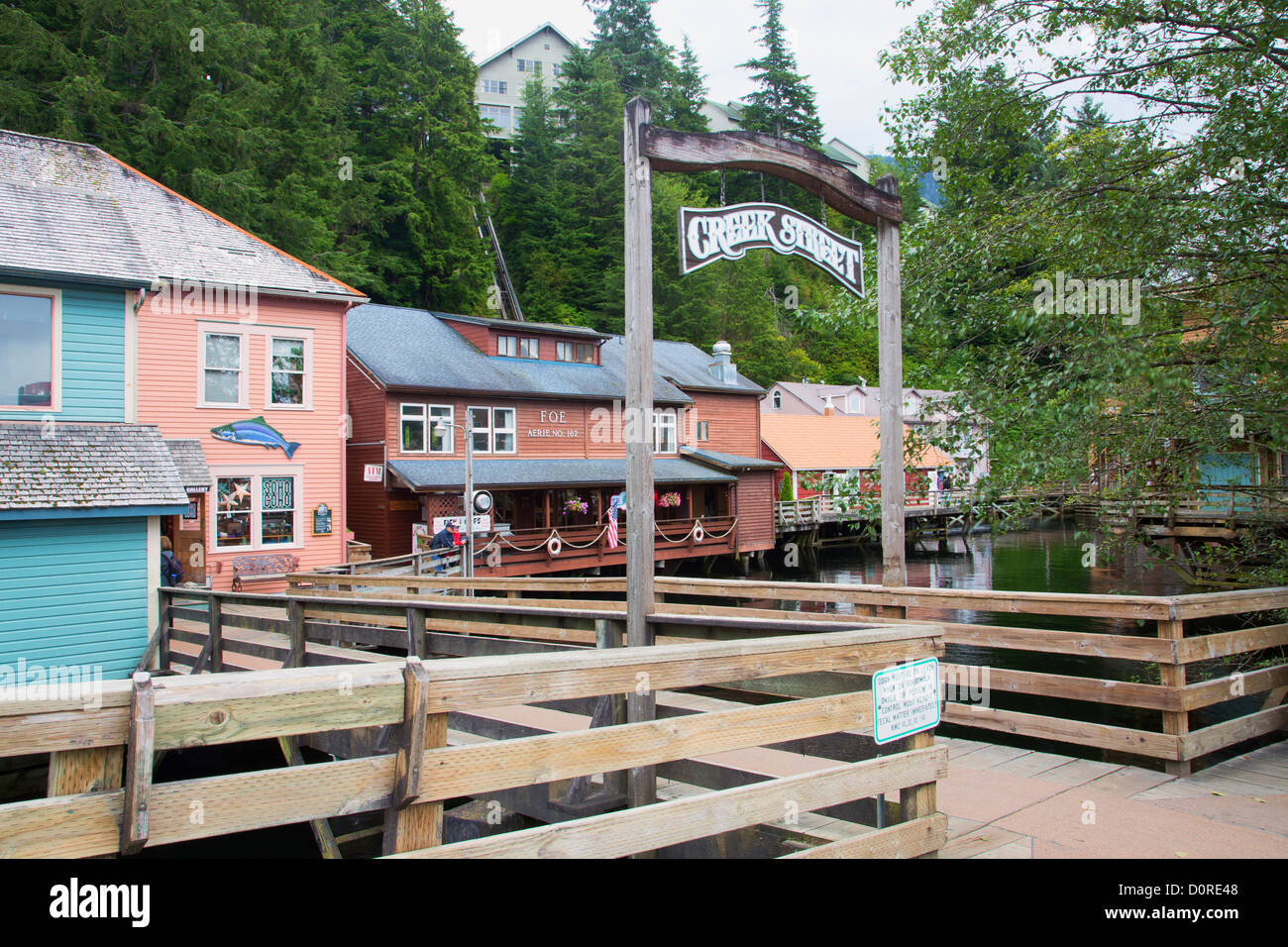 Creek Street, Ketchikan, Alaska Stock Photo - Alamy Creek Street, Ketchikan, Alaska Stock Photo - Alamy