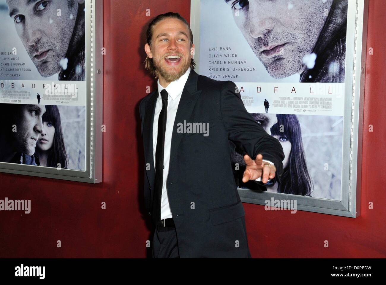 Charlie Hunnam at arrivals for DEADFALL Premiere, The ArcLight Cinemas ...