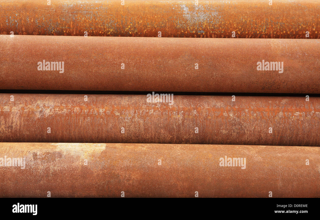 Rusty metal pipe Stock Photo - Alamy