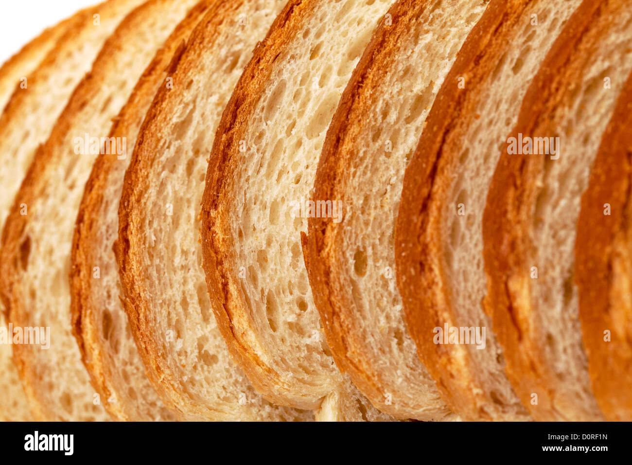 Sliced Wheat Bread Stock Photo - Alamy