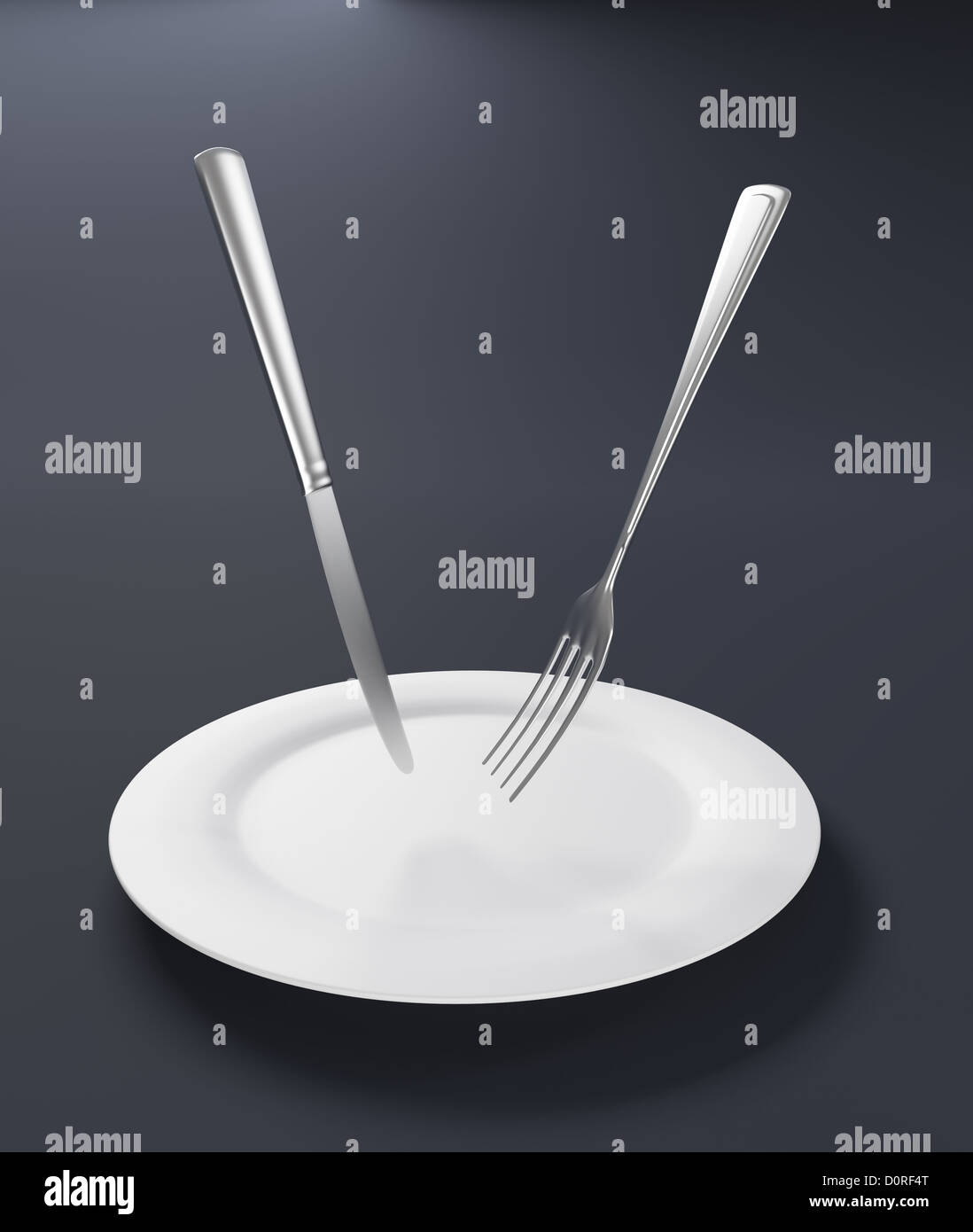 Empty plate hi-res stock photography and images - Alamy