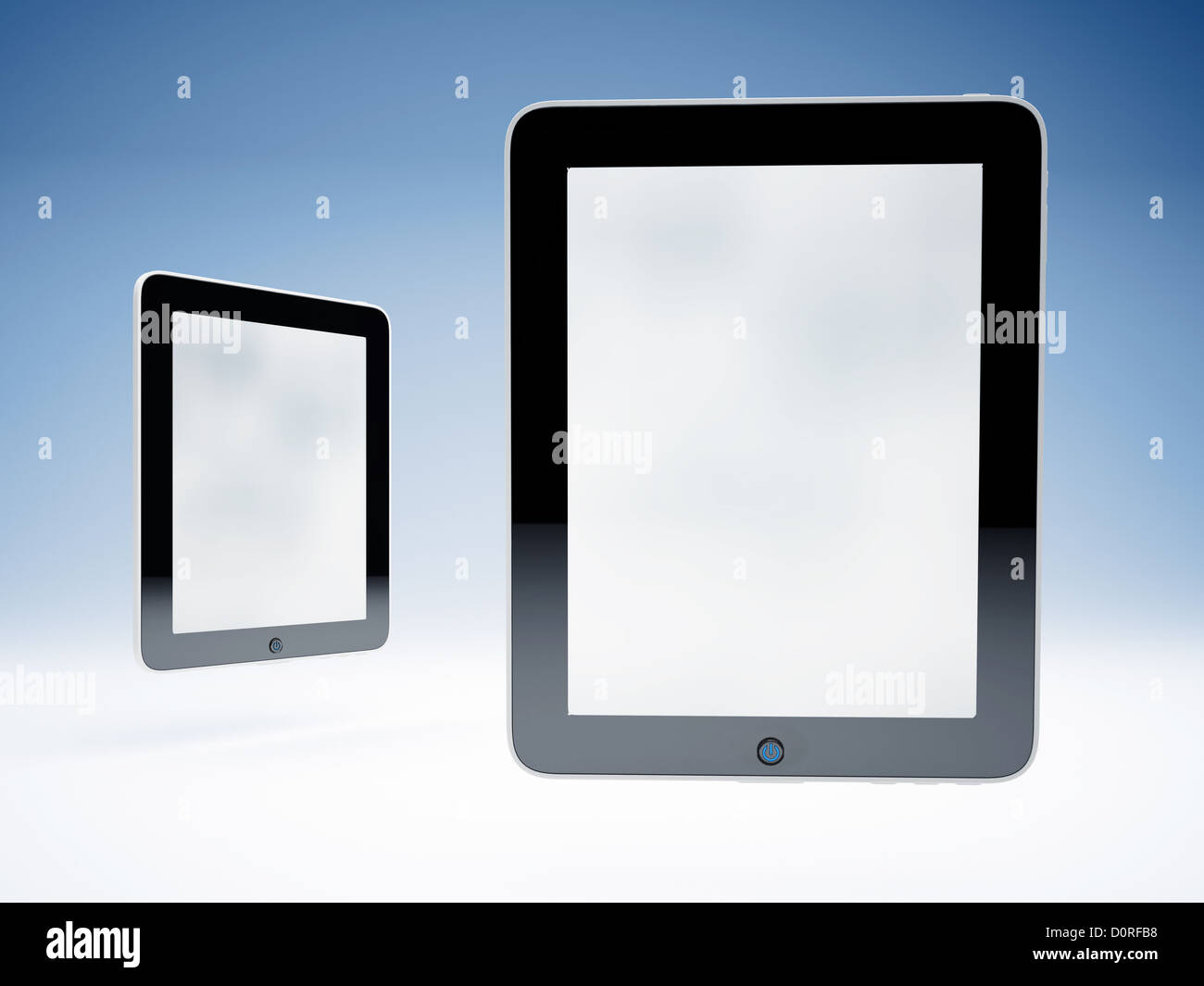 Two touchscreen tablets Stock Photo - Alamy