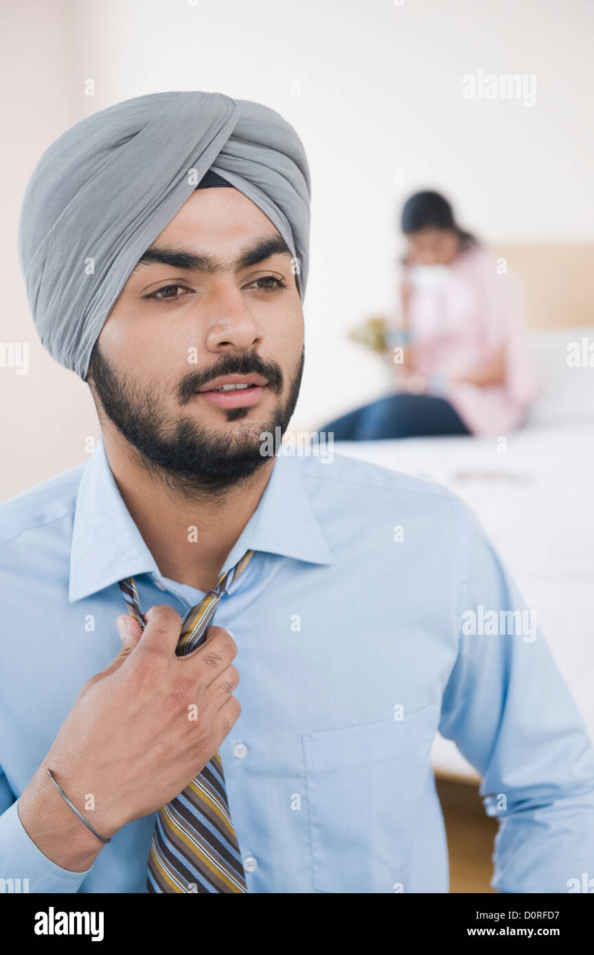 Man and bed one man only getting up hi-res stock photography and images ...