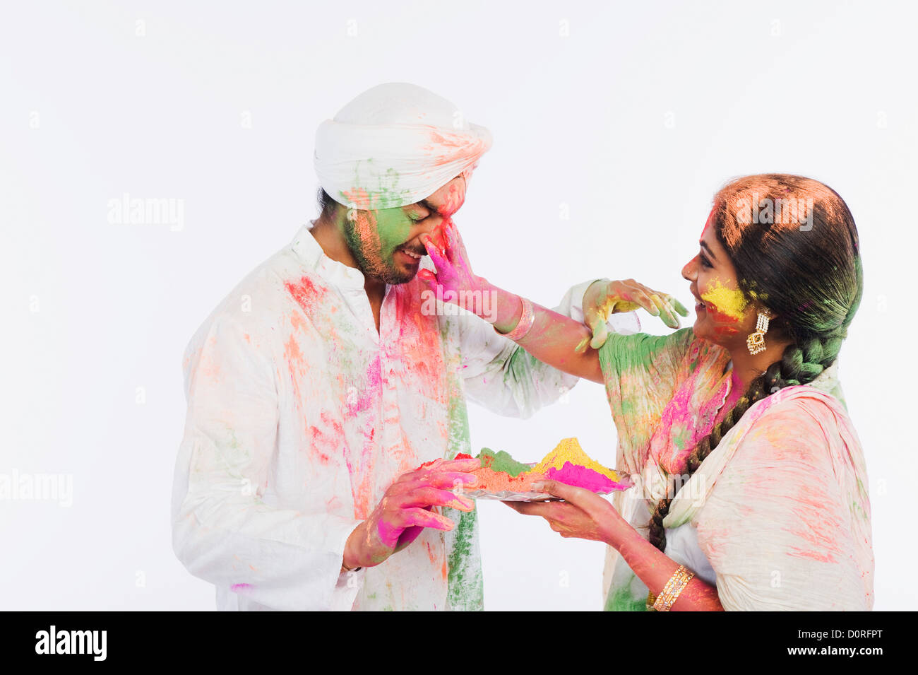 Satisfied couple Cut Out Stock Images & Pictures - Alamy