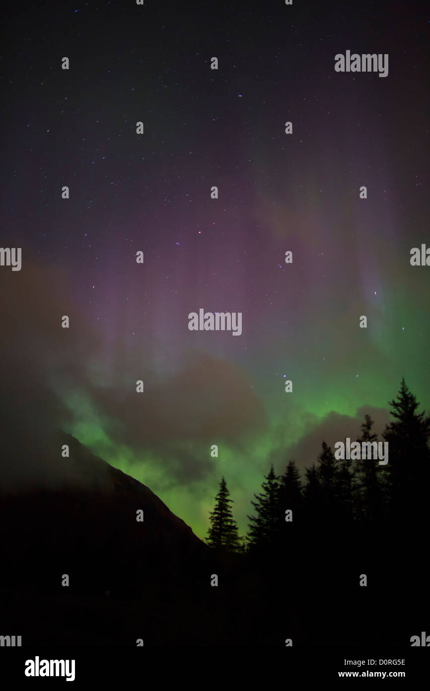 Dramatic aurora borealis display hi-res stock photography and images ...