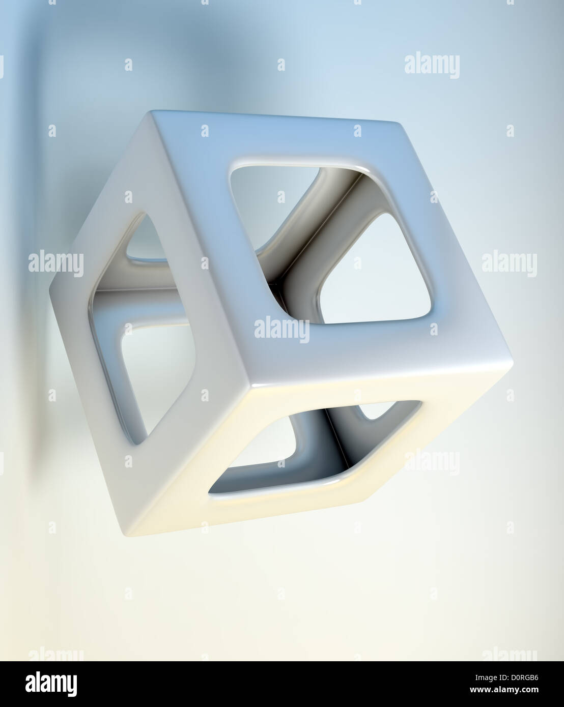 Abstract 3d shape Stock Photo - Alamy