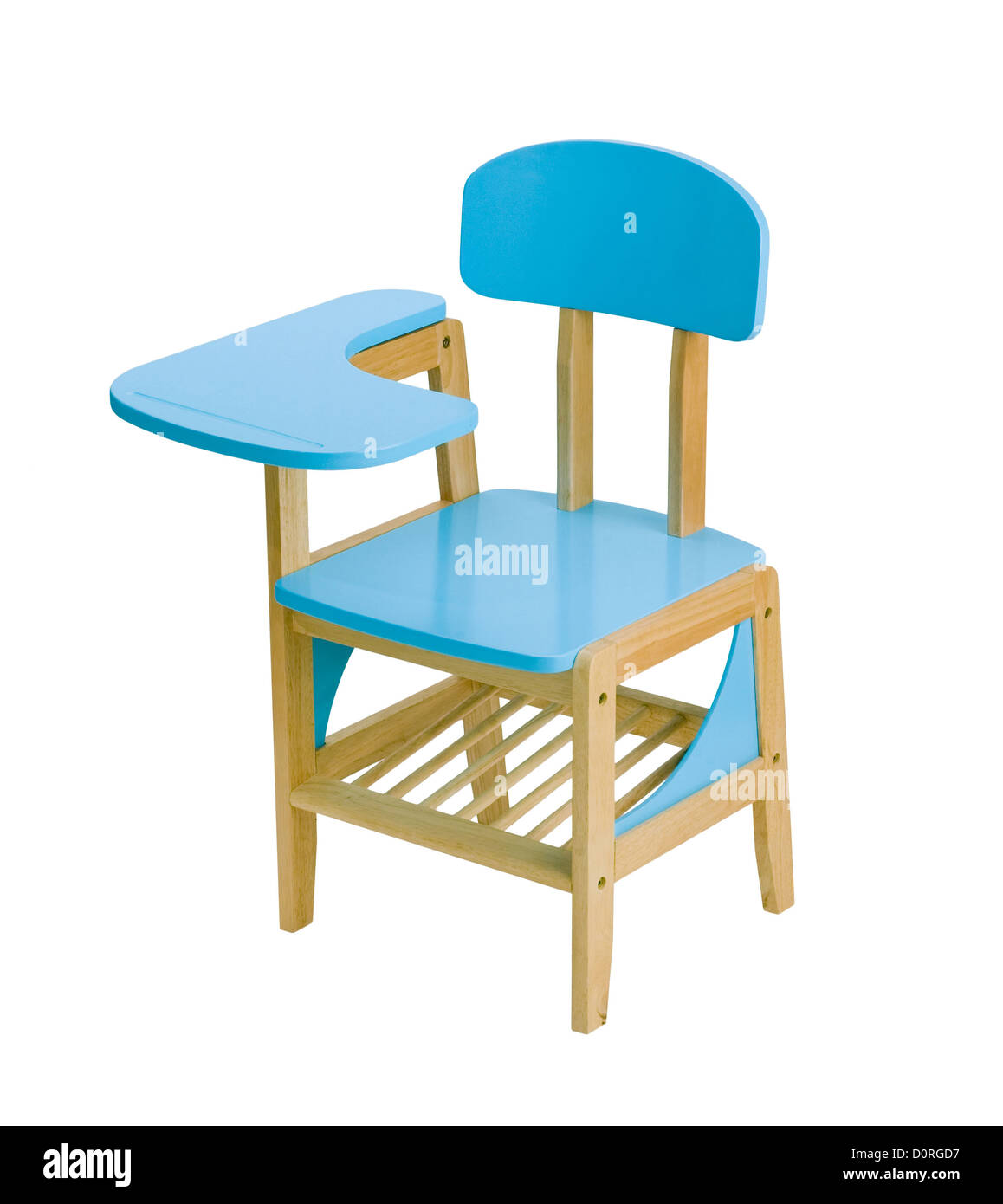 Nice children blue chair in the kindergarten school Stock Photo - Alamy