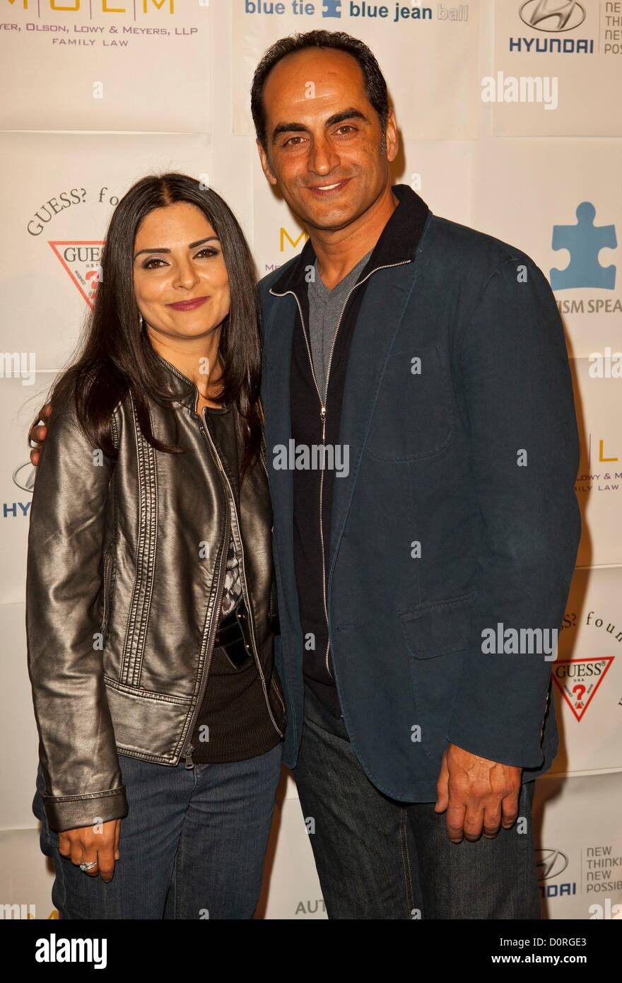 Navid Negahban at arrivals for Autism Speaks Blue Tie - Blue Jean Ball ...