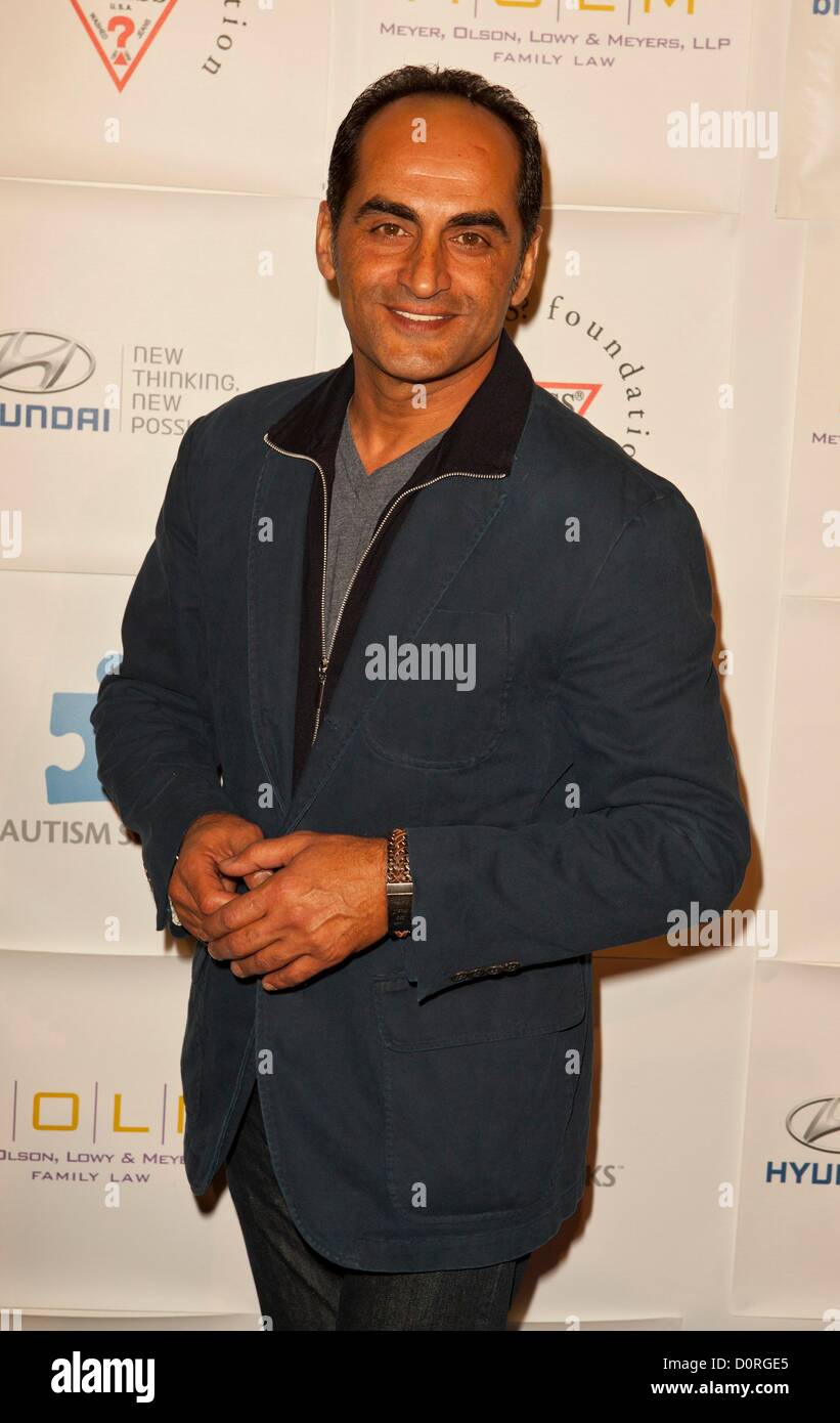 Navid Negahban at arrivals for Autism Speaks Blue Tie - Blue Jean Ball ...