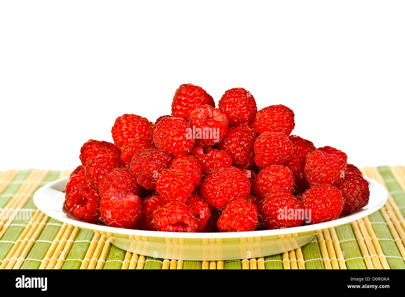 ripe wild raspberries Stock Photo - Alamy